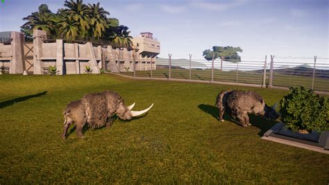 Jurassic World Evolution Woolly Rhinos Mods By Misssaber444 On Deviantart