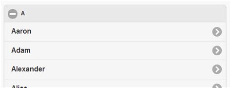MAKE LISTVIEW DIVIDERS COLLAPSIBLE JQuery Plugins