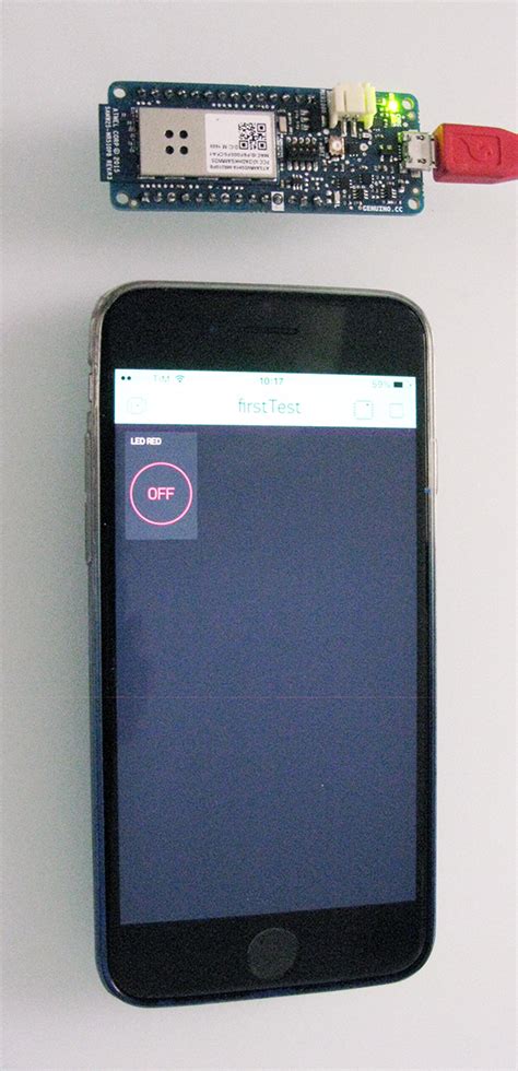 Blynk Mkr1000 First Test One Led Mauro Alfieri Wearable Domotica Robotica Elettronica