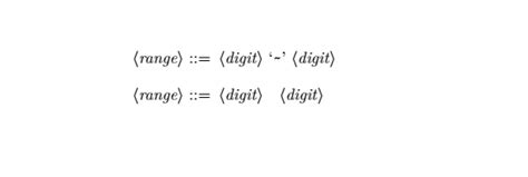 How To Type A ~ Symbol In Grammar Environment Of Syntax Package Tex