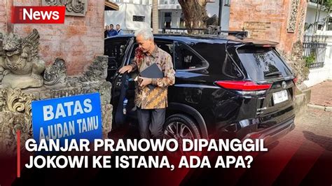 Dipanggil Jokowi ke Istana, Ganjar Pranowo Sebut Bukan Bahas Urusan ...