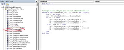 How To Reference An Access Subform
