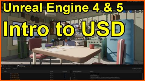 unreal engine 5 and4 intro to using usd universal scene description