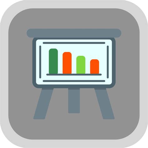 Analytics Flat Round Corner Icon 43000041 Vector Art At Vecteezy