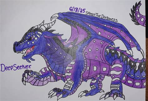 Deepseeker Seawingnightwing By Speedythedragoness On Deviantart