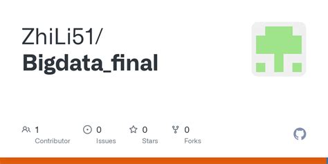 Github Zhili51bigdatafinal