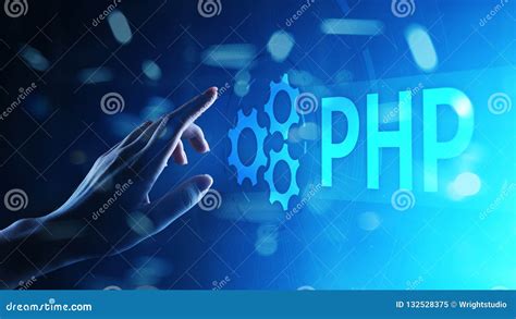 Php Web Development And Coding Internet And Technology Concept On