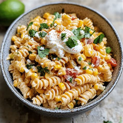Mexican Street Corn Pasta Salad Justine Recipes