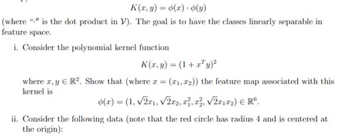 Solved Problem One Approach To Applying SVM In Settings Chegg