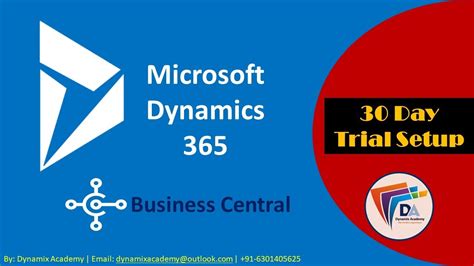 Setup Microsoft Dynamics 365 Business Central Trial Instance By Dynamix Academy Youtube