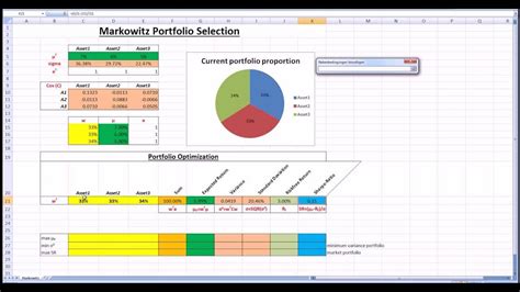 Excel Portfolio Optimization Template
