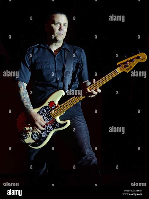 Fort Lauderdale Fl March 17 Matt Freeman Of Rancid Performs At Revolution On March 17 2016