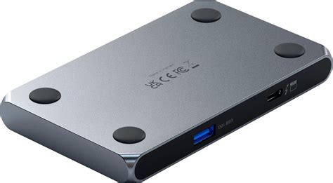 Satechi Thunderbolt 4 Slim Hub 5 In 1 Usb C 60w Single 8k Or Dual 4k Display 4 Thunderbolt 4
