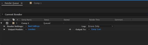 Help Cant Render Anything Raftereffects