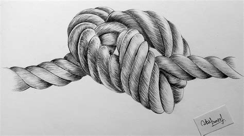 Rope Knot Drawing Easy At Caleb Fernando Blog