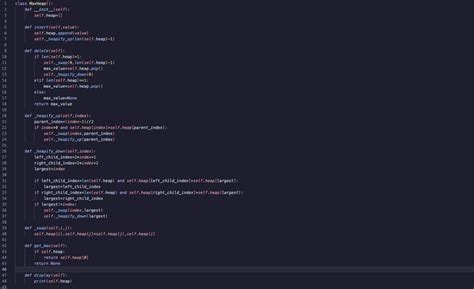 Edit The Following Python Class To Create A Min Heap