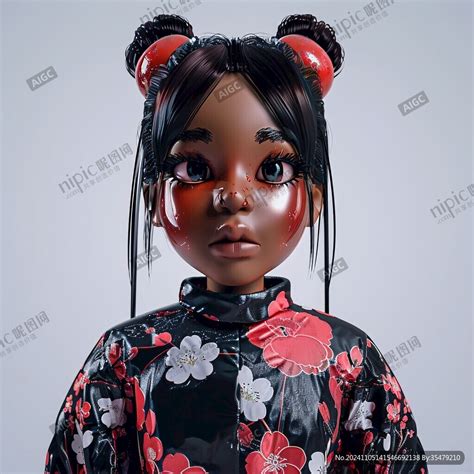 Ai创作图3d女娃 3d人物形象 3d效果女孩 泥塑头像 仿3d卡通形象 写实卡通人物 3d卡通女孩 写实漫画人物 3d卡通人物 卡通写实人物 3d角色 中式卡通女孩 3d人物设计 情绪拟人