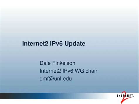 ppt internet2 ipv6 update powerpoint presentation free download id