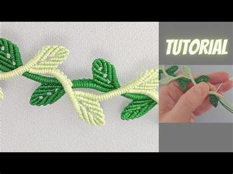 Micro Macrame Leaf Bracelet Step By Step Tutorial Micro Macrame Macrame Patterns Macrame