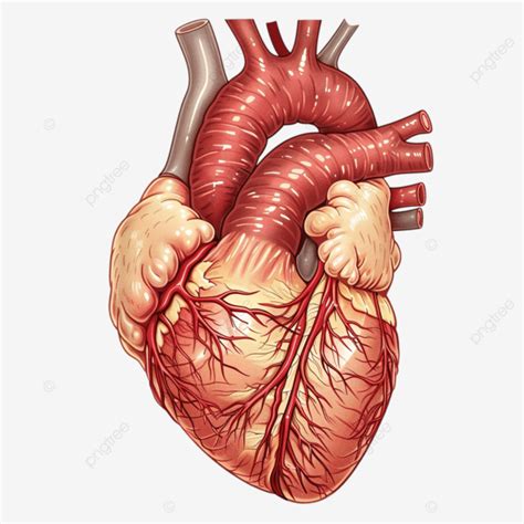 상세한 해부학적 구조를 갖춘 인간의 심장 그림 인간의 마음 해부 혈관 Png 일러스트 및 이미지 에 대한 무료 다운로드 Pngtree