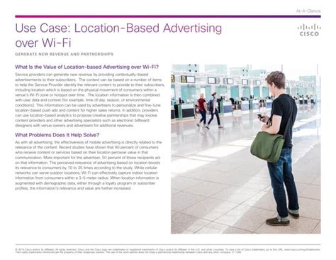Cisco Use Case Location Based Advertising Ppt