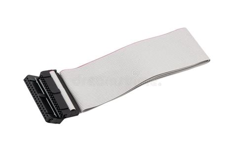 Hard Disk Drive Ide Connector Isolated White Background Connectors