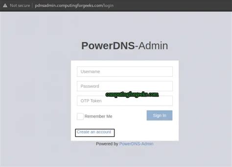 Install PowerDNS And PowerDNS Admin On Debian ComputingForGeeks