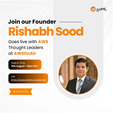 goml on linkedin generativeai aws awsonair