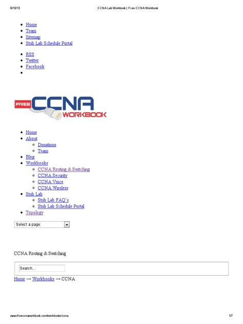 ccna lab workbook free ccna workbook pdf pdf cisco certifications