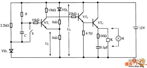 The Time Delay Circuit Composed Of Transistors Controlcircuit The Time Delay Circuit Composed Of Transistors Controlcircuit