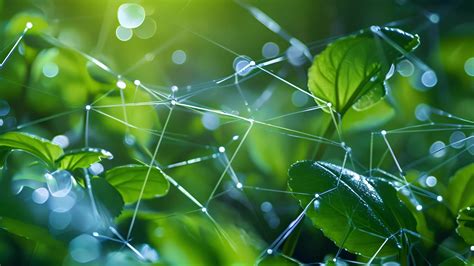 An Intricate Web Of Wires Connecting A Smart Plant Sensor To Its Display Illustrating The
