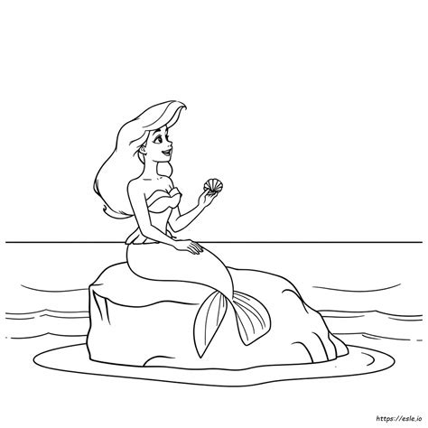 Ariel Y Eric Para Colorear