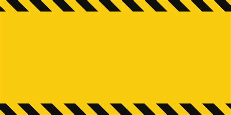 Warning Seamless Border With Yellow And Black Diagonal Stripes