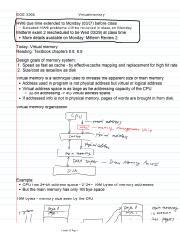 Lecture Virtual Memory Pdf Course Hero