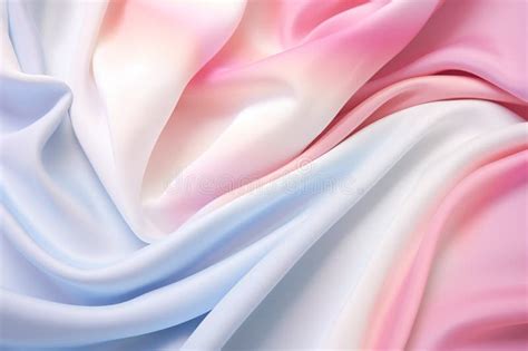 Elegant Flowing Pink And White Abstract Waves Stock Illustration Illustration Of Abstract
