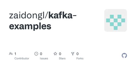 Github Zaidongl Kafka Examples