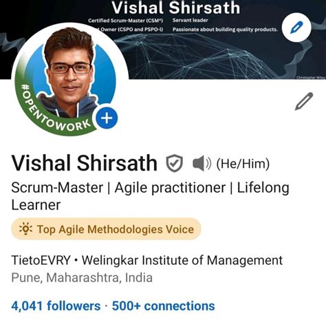 Vishal Shirsath On Linkedin Agile Topvoice Linkedinrecognition 11