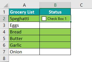Checklist In Excel How To Make Create Step By Step Examples