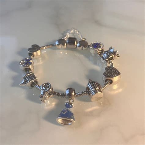 Disneys Cinderella Princess Charm Bracelet Etsy