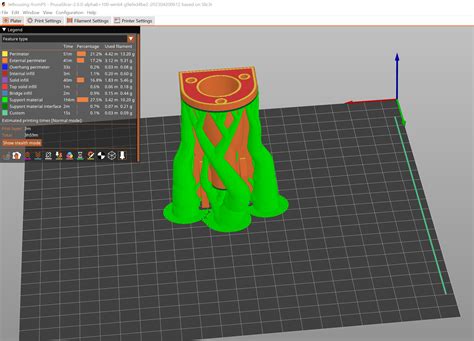 Divide By Zero Organic Support · Issue 10385 · Prusa3dprusaslicer