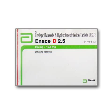 Enace D 2 5mg 15mg Tablet Abbott Fitbynet