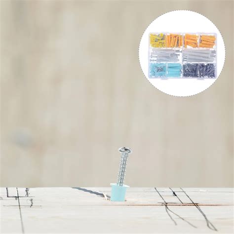 Homemaxs 1 Set Drywall Screws And Anchors Kit Self Drilling Screws