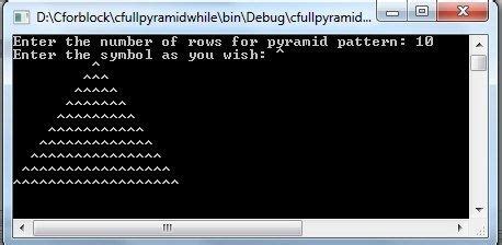Program To Pyramid Star Pattern In C Using Loops Star Pattern In C Patterns In C Pyramids