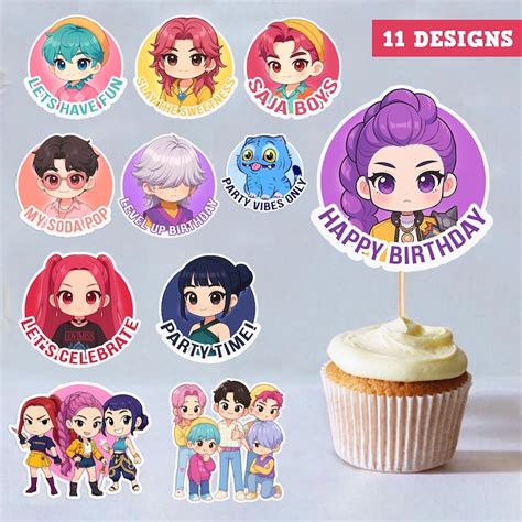 Cake Toppers Guerreras Kpop Etsy México
