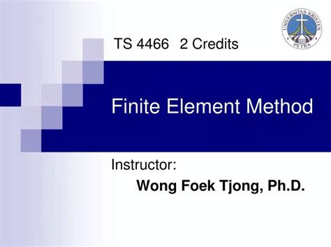 PPT Finite Element Method PowerPoint Presentation Free Download ID 2898023