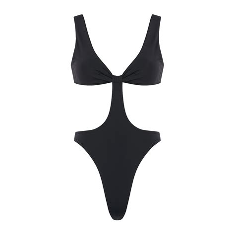 Черный монокини купальник vanessa ANIRAK — купить в интернет-магазине lio