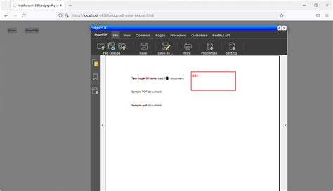 ASP NET MVC C Open View Edit PDF File On Modal Popup Window In Web