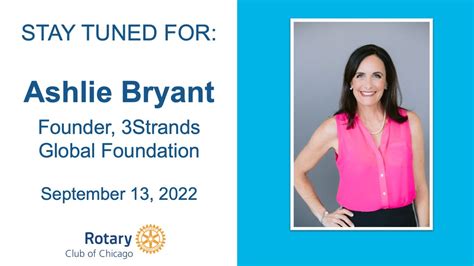 Ashlie Bryant Founder 3strands Global Foundation Youtube