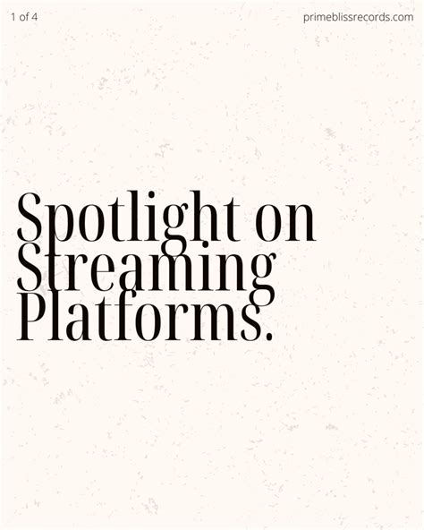 Prime Bliss Records On Linkedin Understanding Different Streaming Platforms Is Essential For