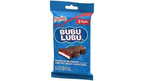 Ricolino Bubulubu Marshmallow And Strawberry Gummy With Chocolate Covered
